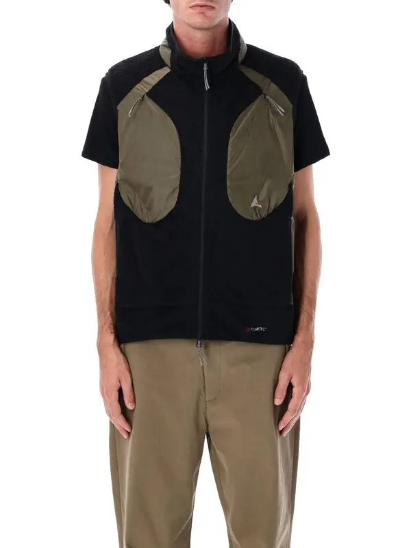 ROA Ocular Polartec High Loft Vest - Black Dk Olive