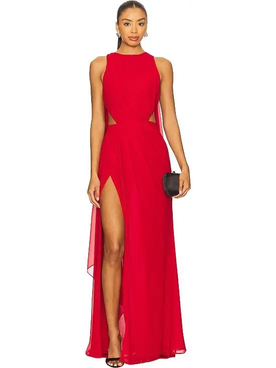 MICHAEL COSTELLO X Revolve Breslin Gown - Red
