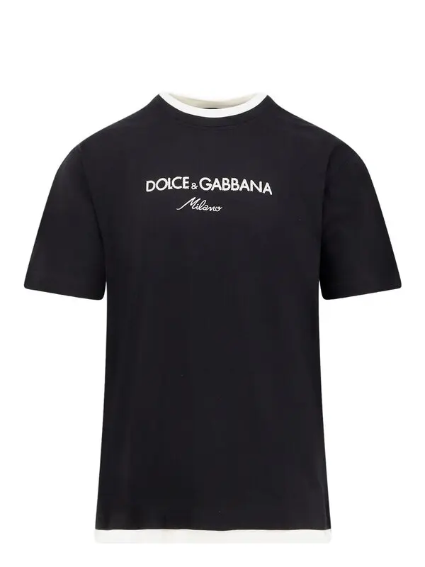 Dolce & Gabbana Cotton Tshirt - Black