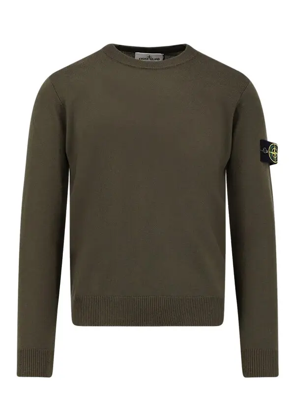 Stone Island Certified Virgin Wool Sweater - Green