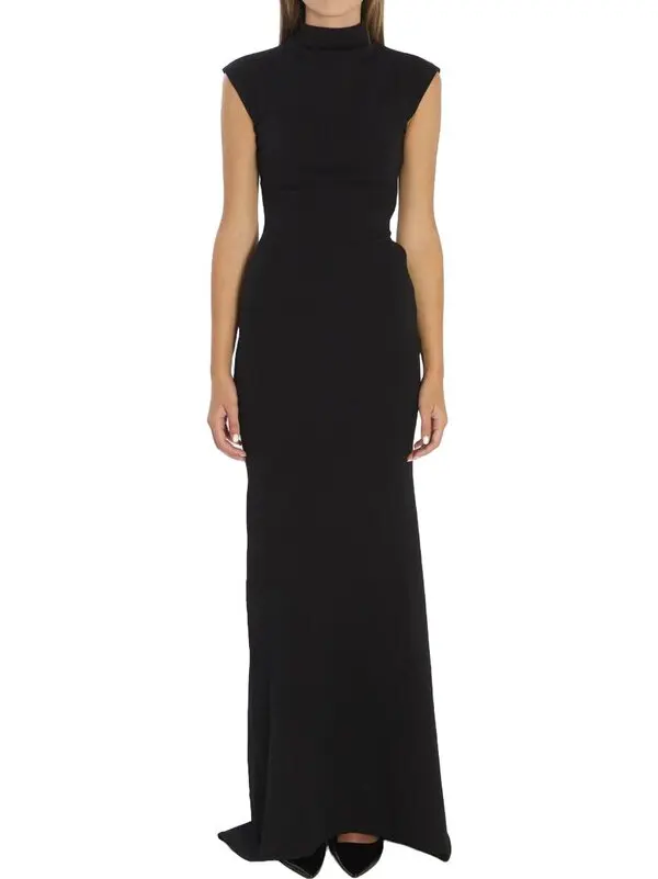 Jacquemus Alba Maxi Dress - Black