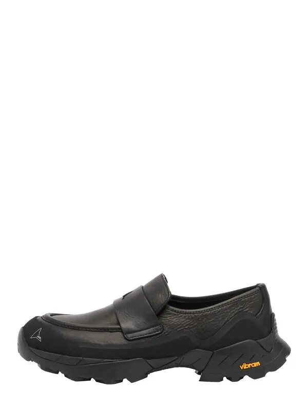 ROA Leather Loafer - Black
