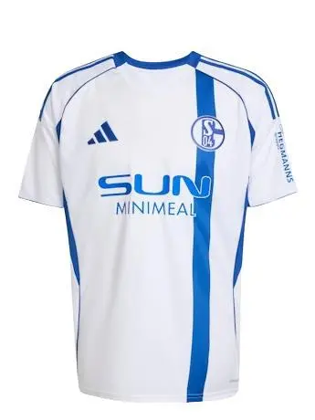 Adidas Schalke 04 Jersey - White Royal Blue