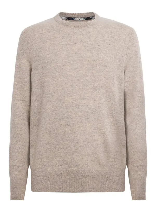 Barbour Wool-cashmere Waterbury Sweater - Grey