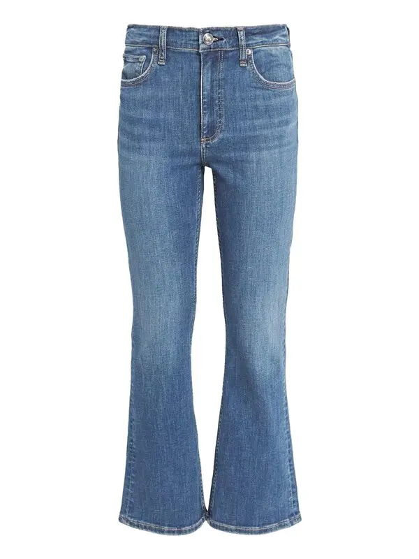 Rag & Bone Flexi Peyton Mid-rise Bootcut Jeans - Blue