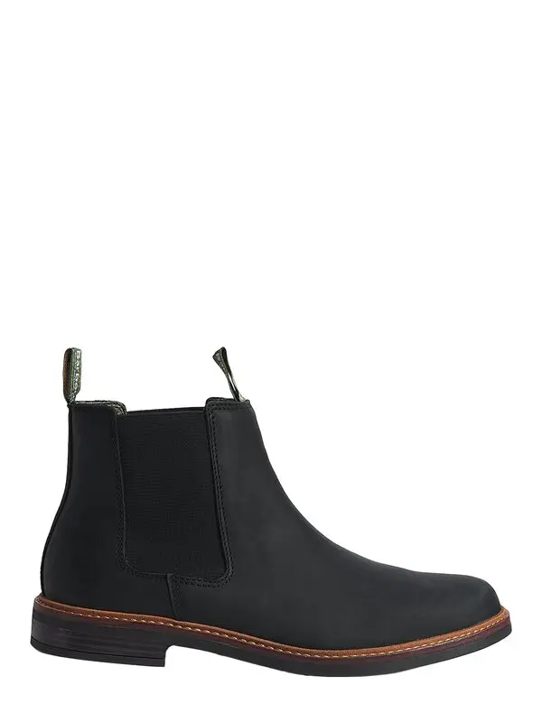 Barbour Leather Farsley Chelsea Boots - Black