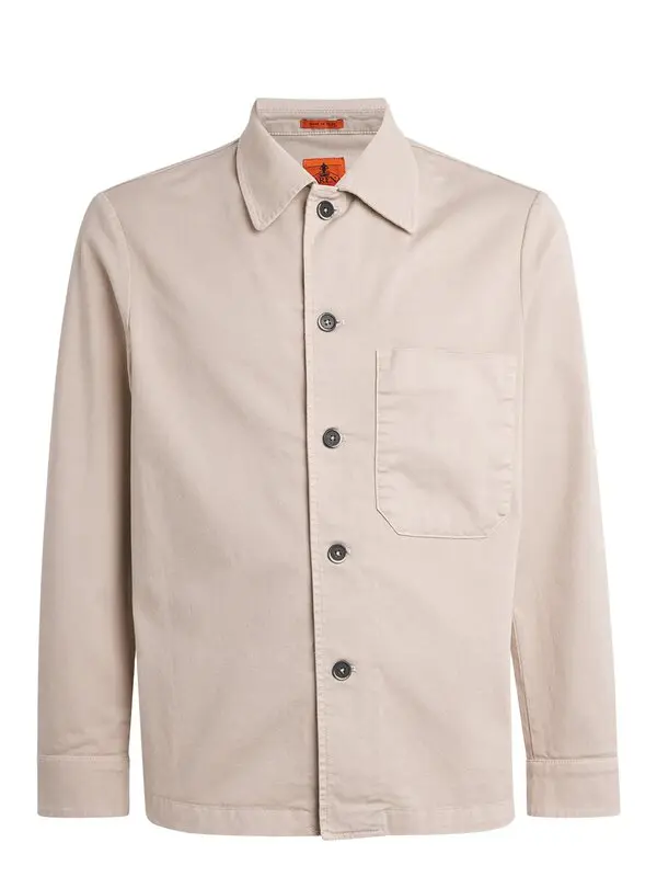Barena Venezia Stretch-cotton Overshirt - Beige