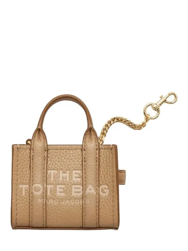 Marc Jacobs The Nano Tote Charm Bag - Camel
