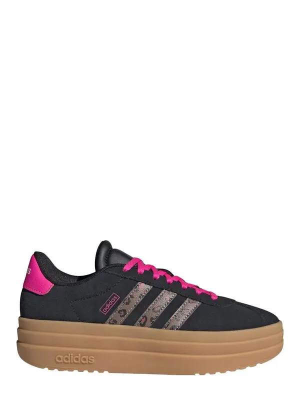 Adidas Vl Court Bold Sneakers - Core Black/wonder Beige/shock Pink