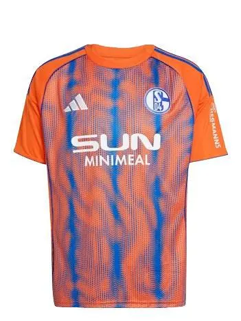 Adidas Schalke 04 Jersey - Team Orange Royal Blue