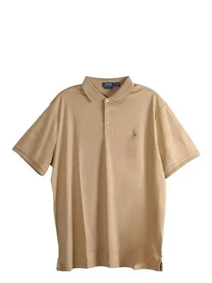 Polo Ralph Lauren Classic Fit Short Sleeve Soft Touch Polo - Classic Camel Heather