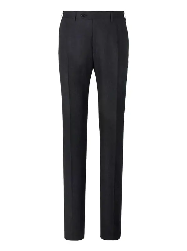 Canali Tailored Wool Trousers - Black