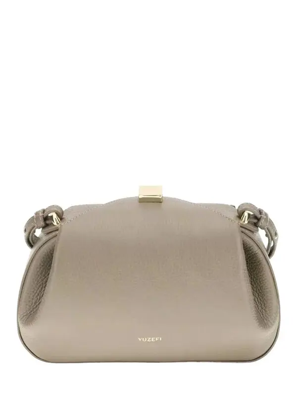 Yuzefi Small Pleated Shoulder Bag - Neutrals