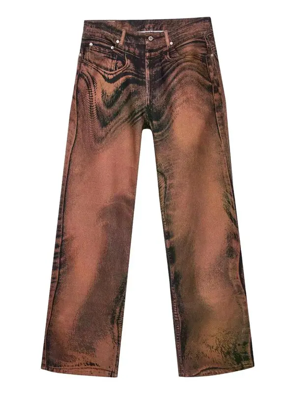 Camper Acid-wash Jeans - Brown