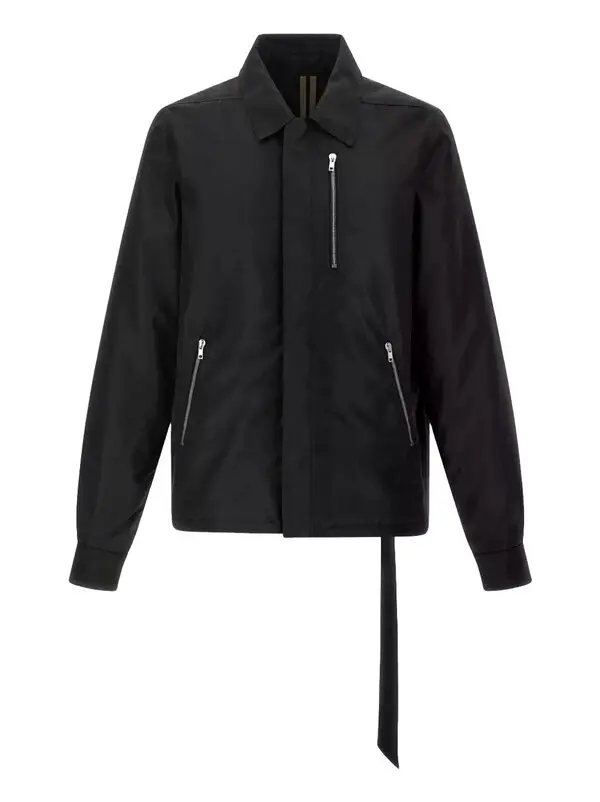 Rick Owens Zip-front Shirt Jacket - Black