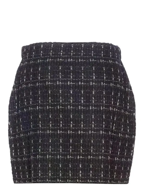 Liu Jo Tweed Mini Skirt - Blue