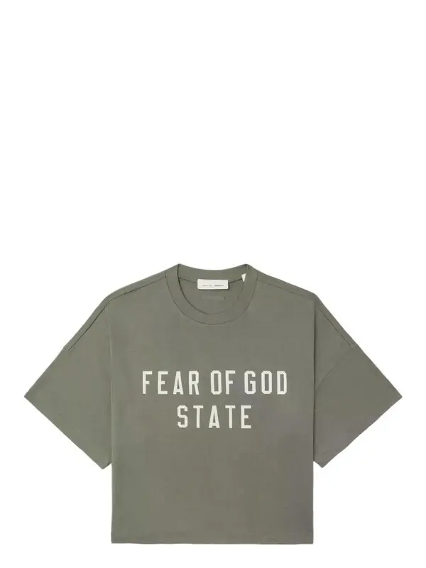 Fear Of God Graphic-print T-shirt - Green