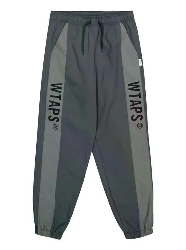 WTAPS Panelled Drawstring Track Pants - Grey