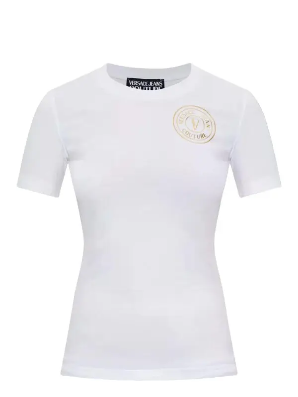 Versace Logo-embellished T-shirt - White