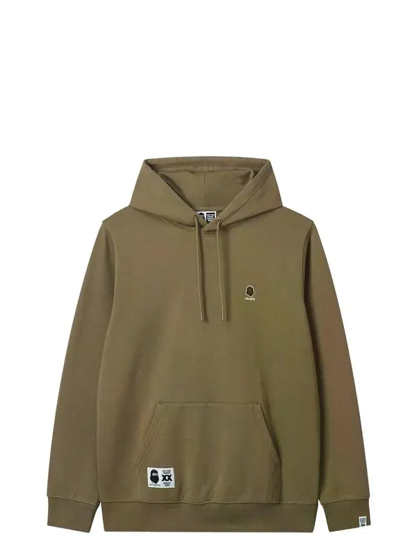 FINGERCROXX Embroidered Logo Hoodie - Brown