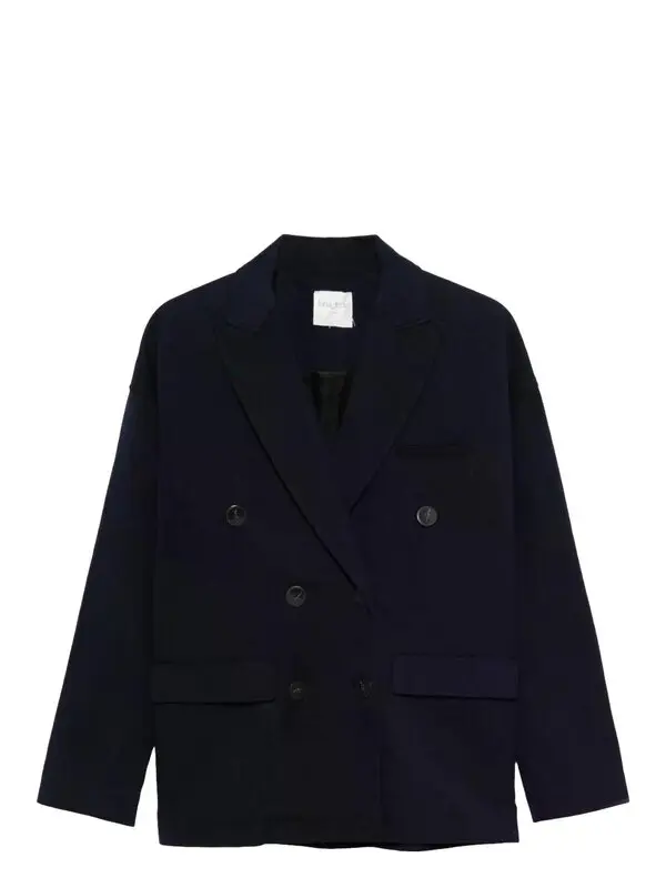 FORTE_FORTE Double-breasted Blazer - Blue