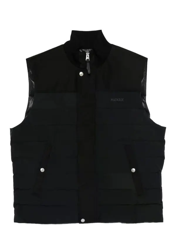 Mackage Quilted Sleeveless Waistcoat - Black