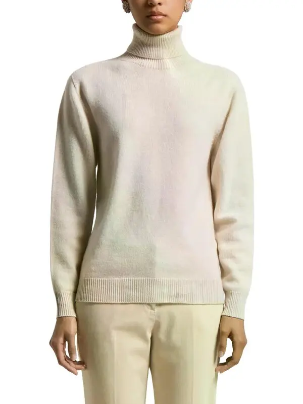 Peserico Turtleneck Cashmere Sweater - Neutrals