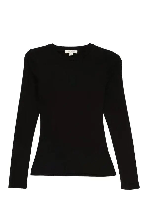 NILI LOTAN Emelie Long-sleeve T-shirt - Black