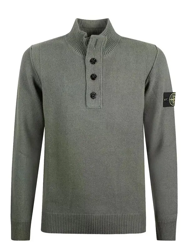 Stone Island Long-sleeve Sweater - Green