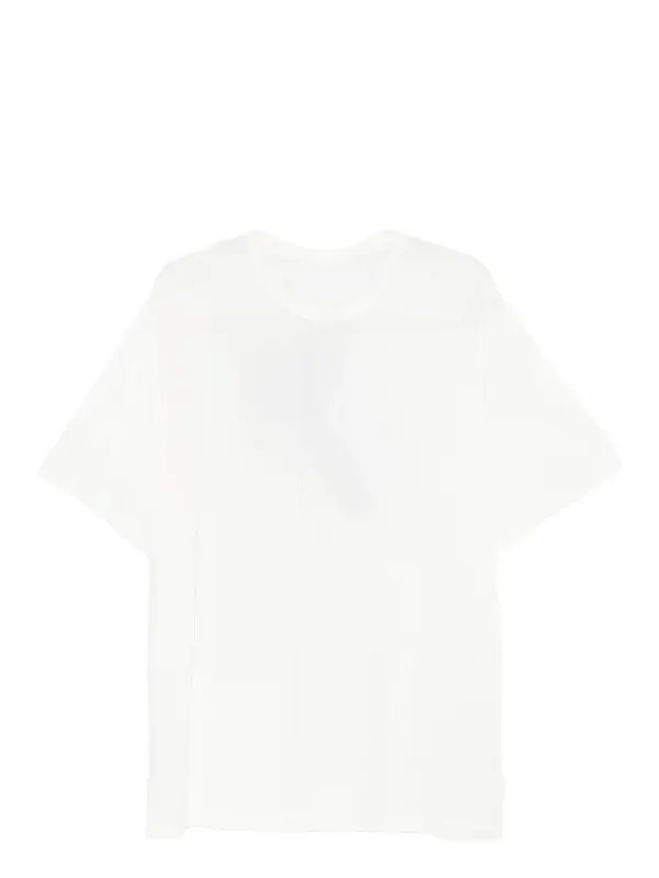 Yohji Yamamoto Short-sleeve Crewneck T-shirt - White