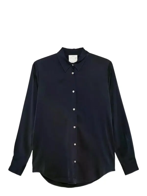 FORTE_FORTE Button-down Shirt - Blue