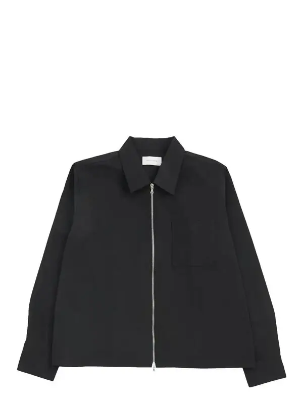 BERNER KUHL Zip-front Shirt Jacket - Black