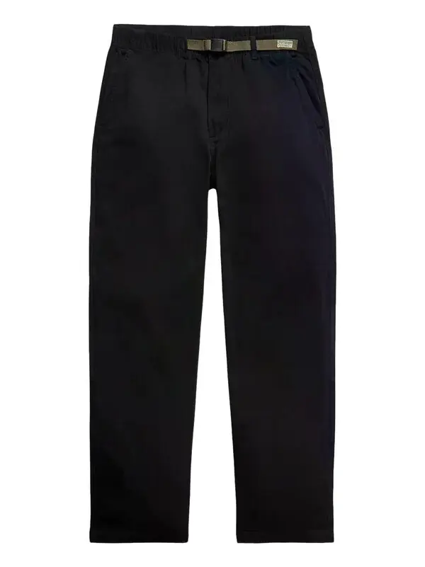Ralph Lauren Twill Flat-front Trousers - Black