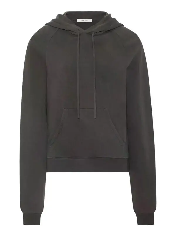 THE ROW Ribbed-trim Hoodie - Grey