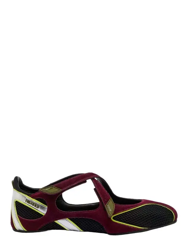 Attico Floor 01 Ballet Flats - Red