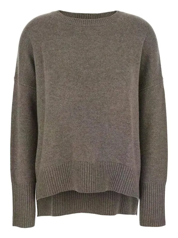 LISA YANG Ribbed Round-neck Sweater - Brown