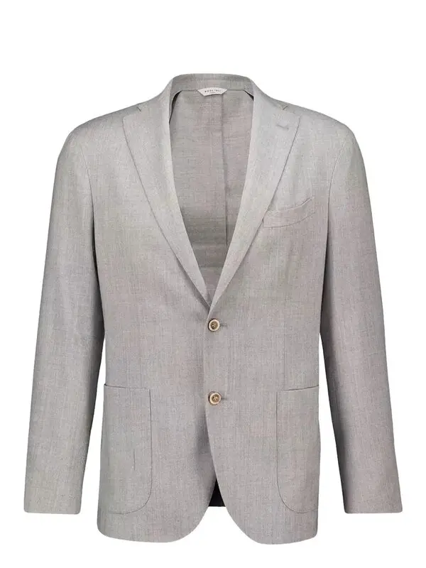 Boglioli Suit 2 Buttons Virgin Wool And Silk - Grey