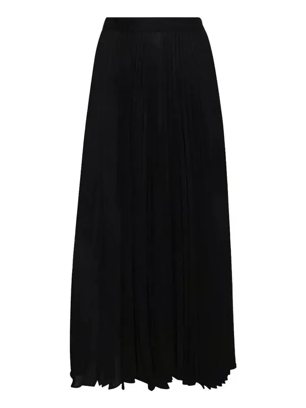 Wardrobe.NYC Pleated Midi Skirt - Black