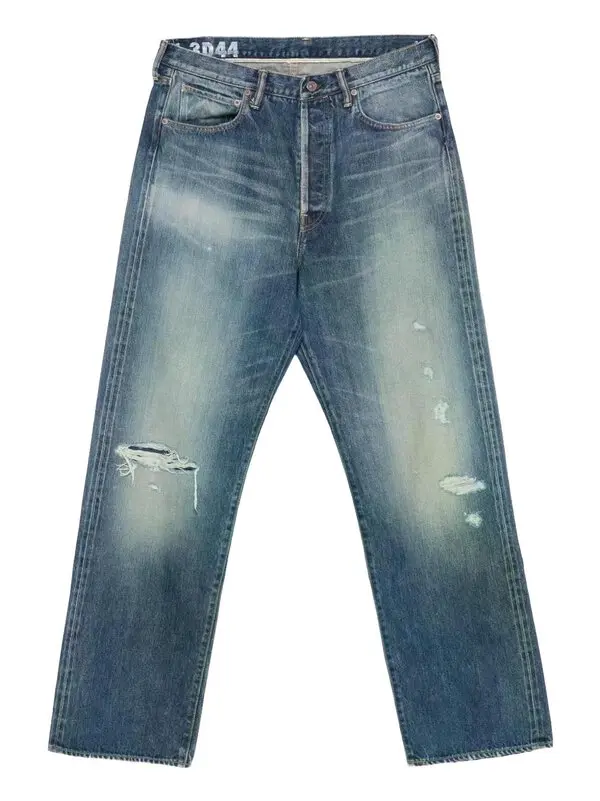 Visvim Distressed Jeans - Blue