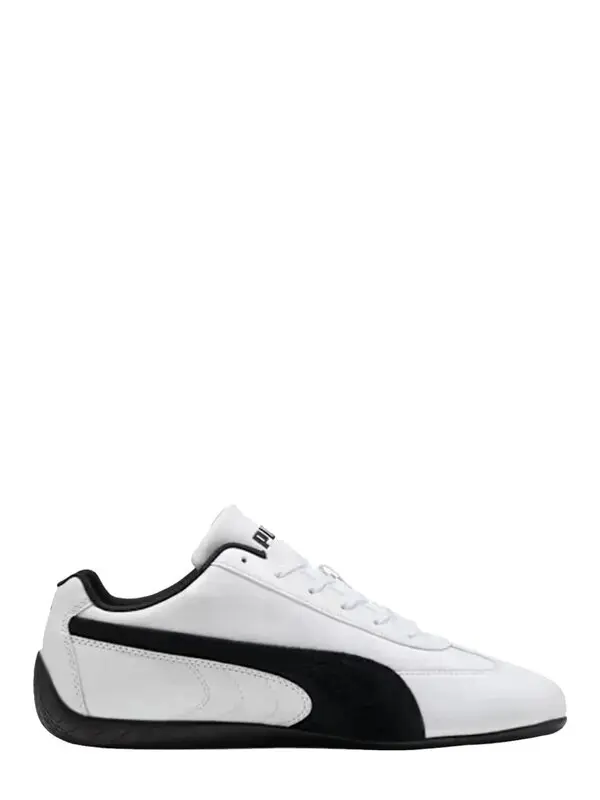PUMA Leather Lace-up Sneakers - White