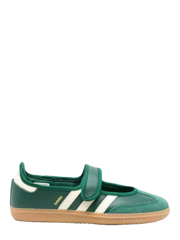 Adidas Samba Jane Three-stripe Sneakers - Green