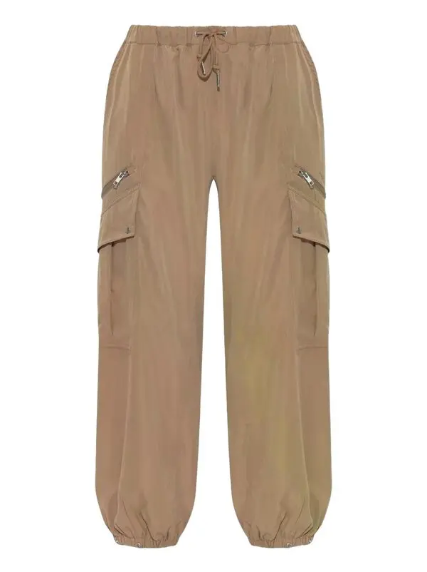 RETHINKIT STUDIOS Drawstring Cargo-pocket Trousers - Brown