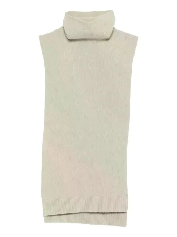 Christian Wijnants Turtleneck Sleeveless Top - Neutrals