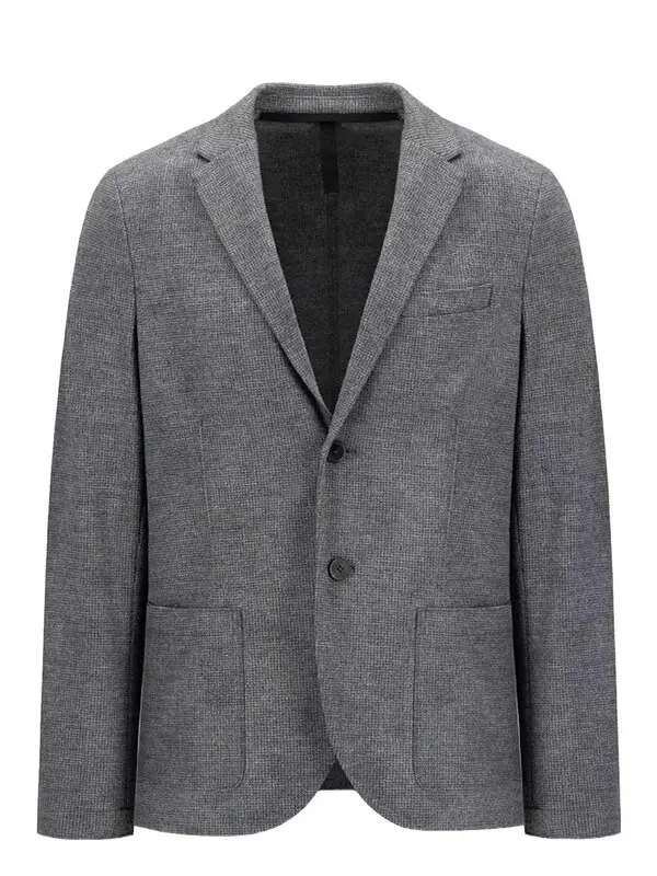 Harris Wharf London Two-button Wool Blazer - Grey