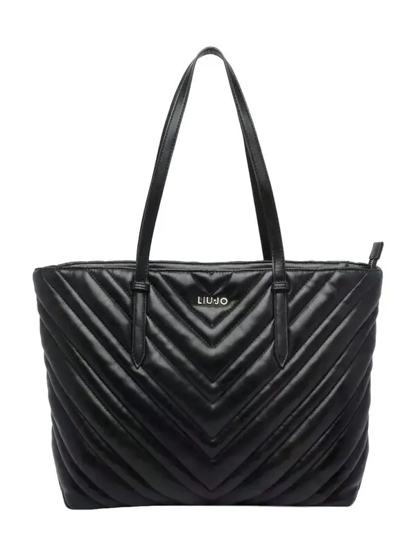 Liu Jo Quilted Tote Bag - Black