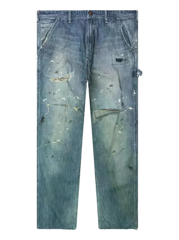 SAINT MXXXXXX Painter Distressed Jeans - Blue