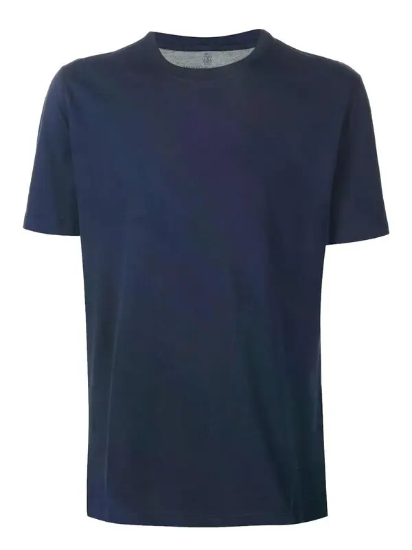 Brunello Cucinelli Crew Neck T-shirt - Blue