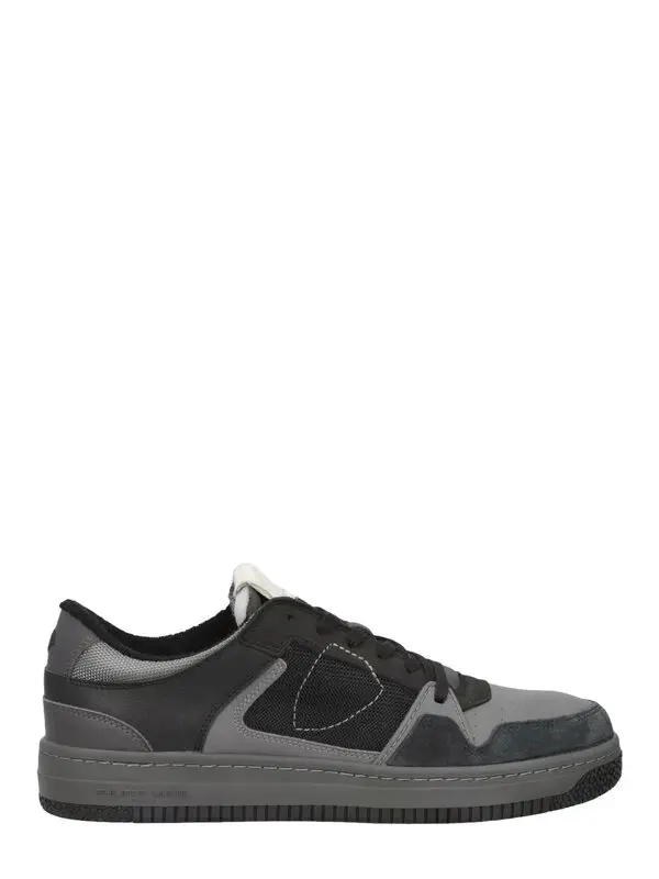 Philippe Model Mesh Panelled Low-top Sneakers - Grey