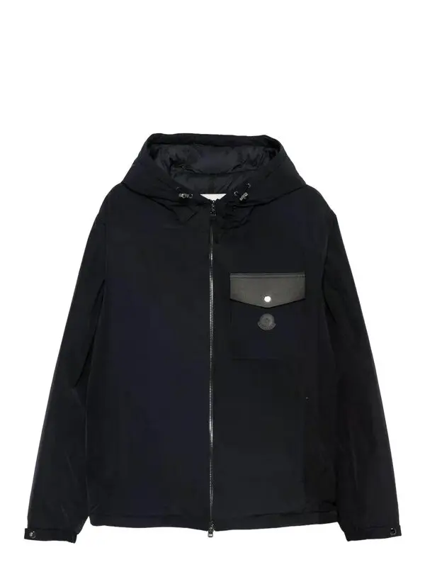 Moncler Pocket Hooded Jacket - Blue