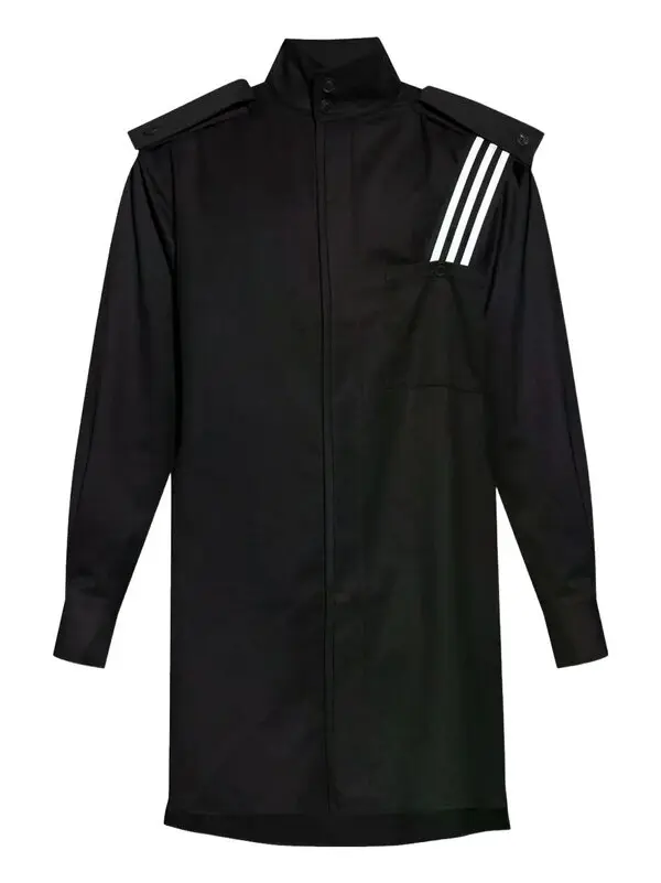 Y3 Three-stripe Panel Shirt Jacket - Black